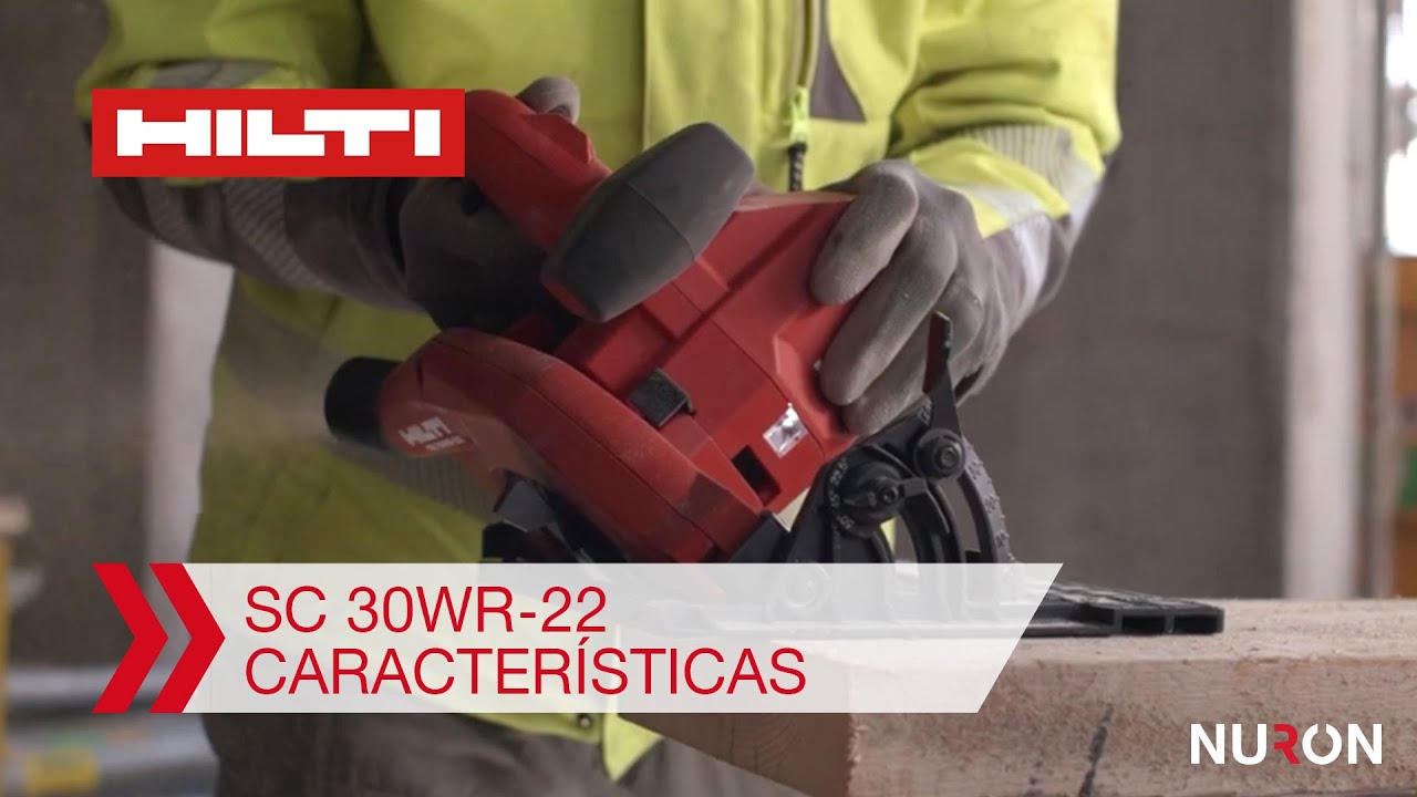 Sierra circular a batería Hilti Nuron SC 30WR-22: características y ...