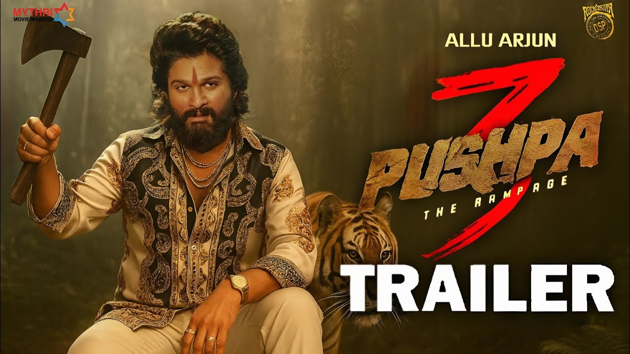 Pushpa 3 - The Rampage | Official Trailer | Allu Arjun | Sukumar ...