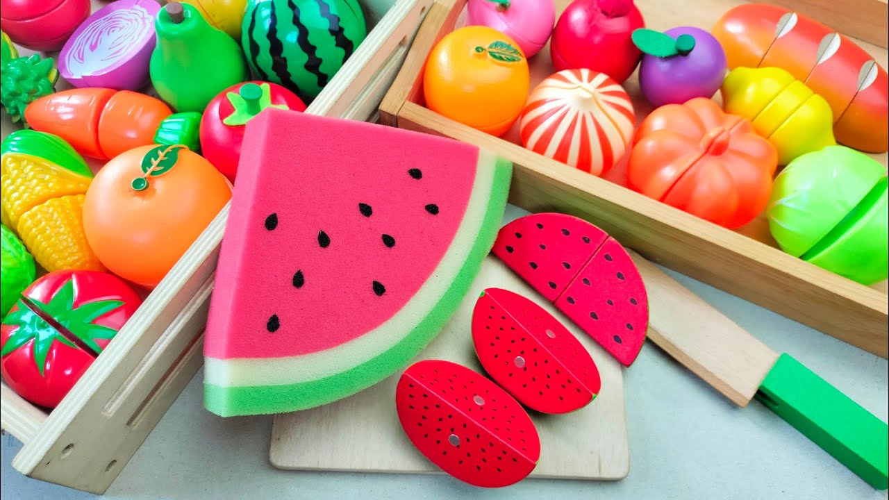 Satisfying Video ASMR | How to Cutting Watermelon, Carrot, Fruits and ...