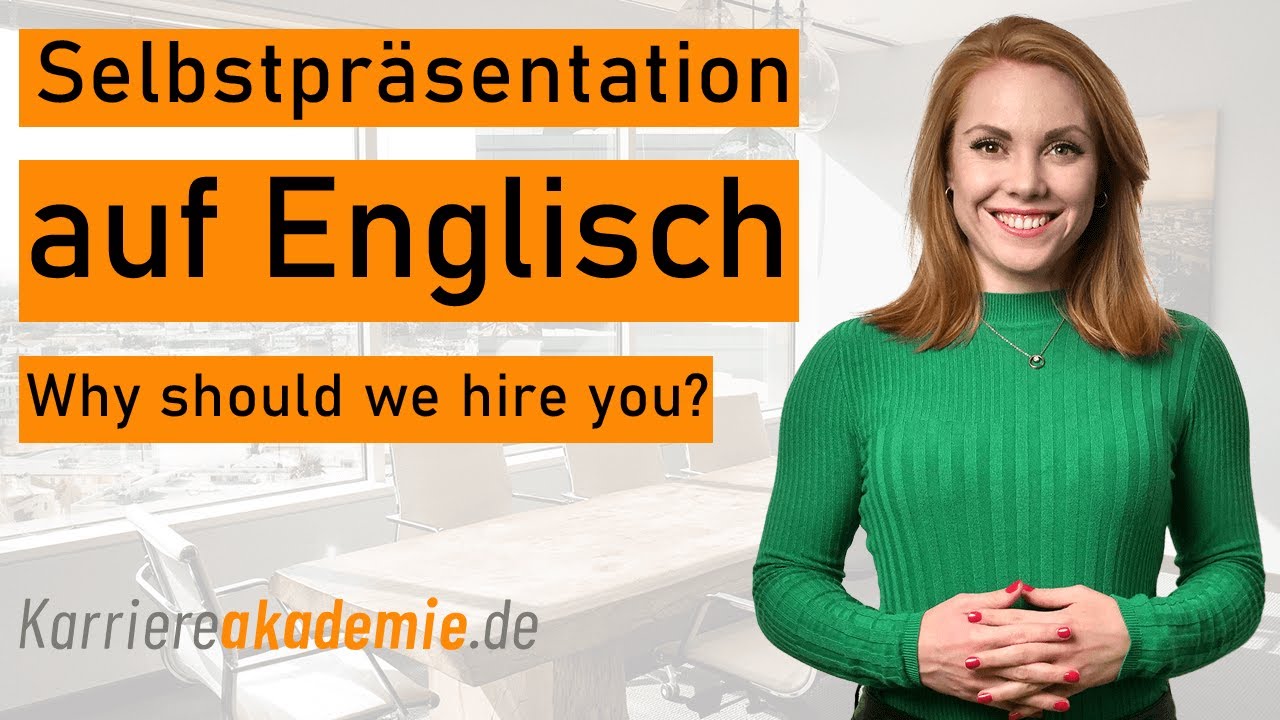 Englische Selbstpräsentation: Muster + Beispiele - Why should we hire ...