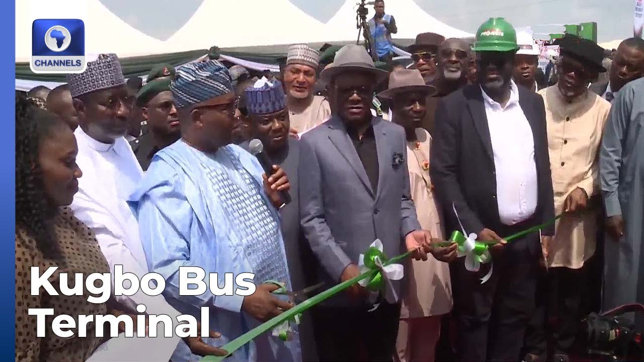 Senate President, FCT Minister Flag Off Kugbo Bus Terminal | Live - YouTube