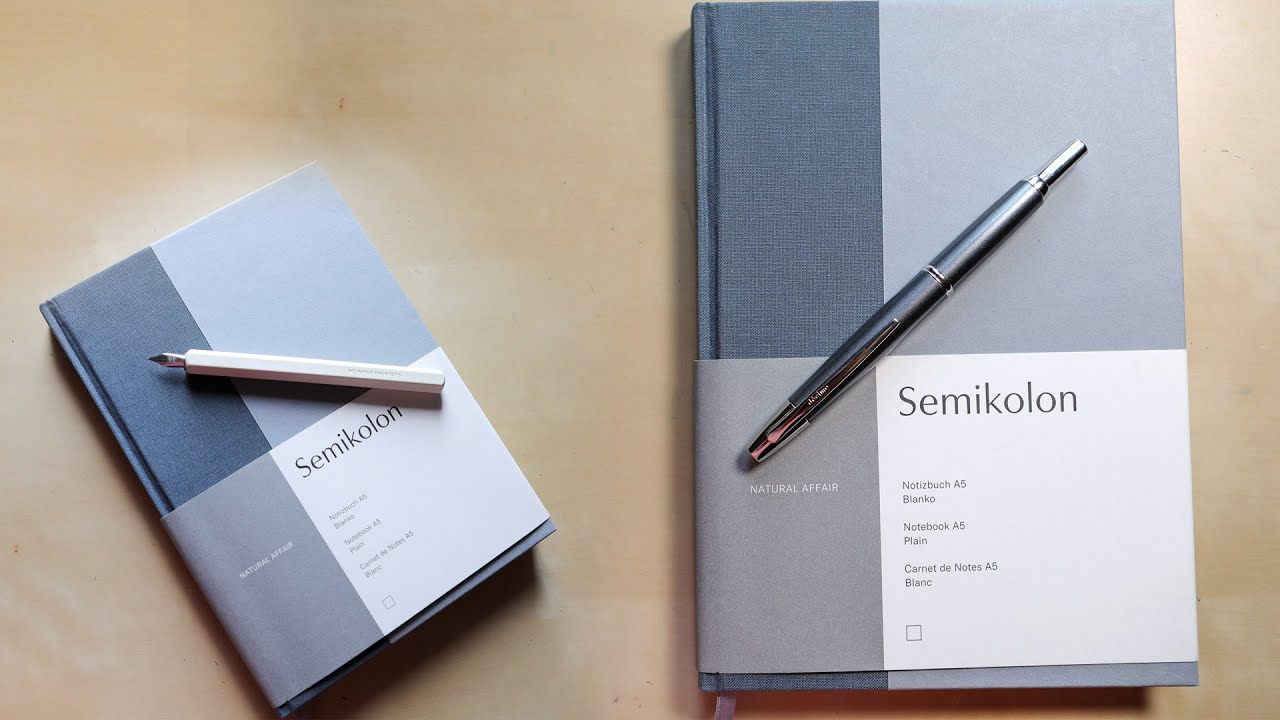 Semikolon Natural Affair Notebook review - YouTube