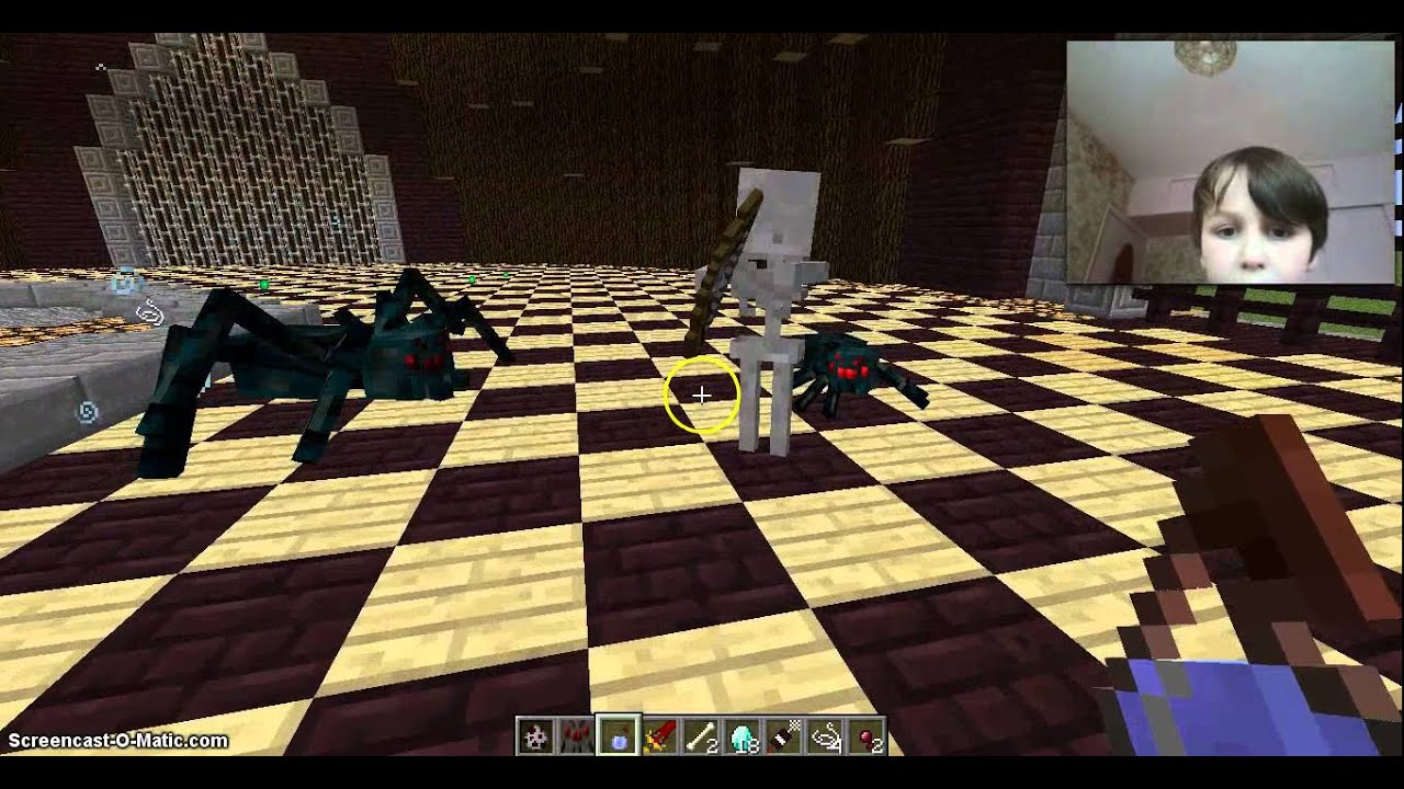 shelob vs skeleton friend minecraft - YouTube