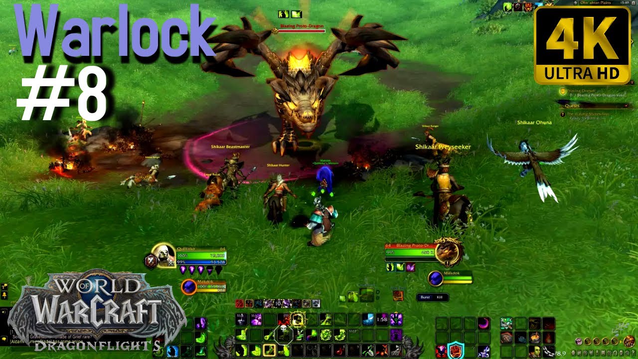 🎮 [4K] World of Warcraft Dragonflight | Gameplay Walkthrough - Part 8 ...