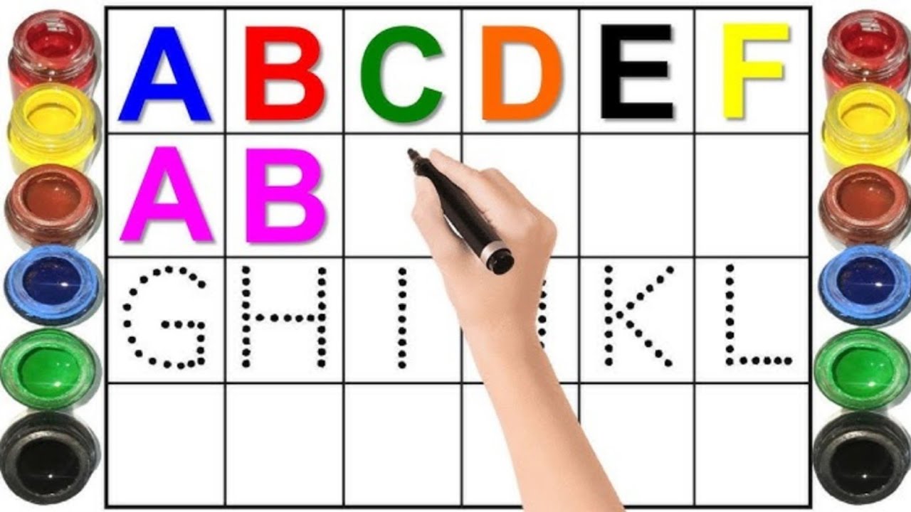 Learn 123, abcd learning video, how to learn abcd | learn 123 for ...