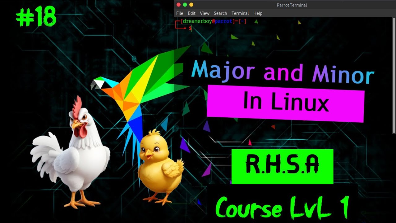 RHSA Course #18 - Major and Minor numbers - YouTube