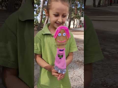 Kukla yapmışlar ☺️ #öğretmen #oyun #students #etkinlik #öğrenci #school #funny #çocuk #kukla