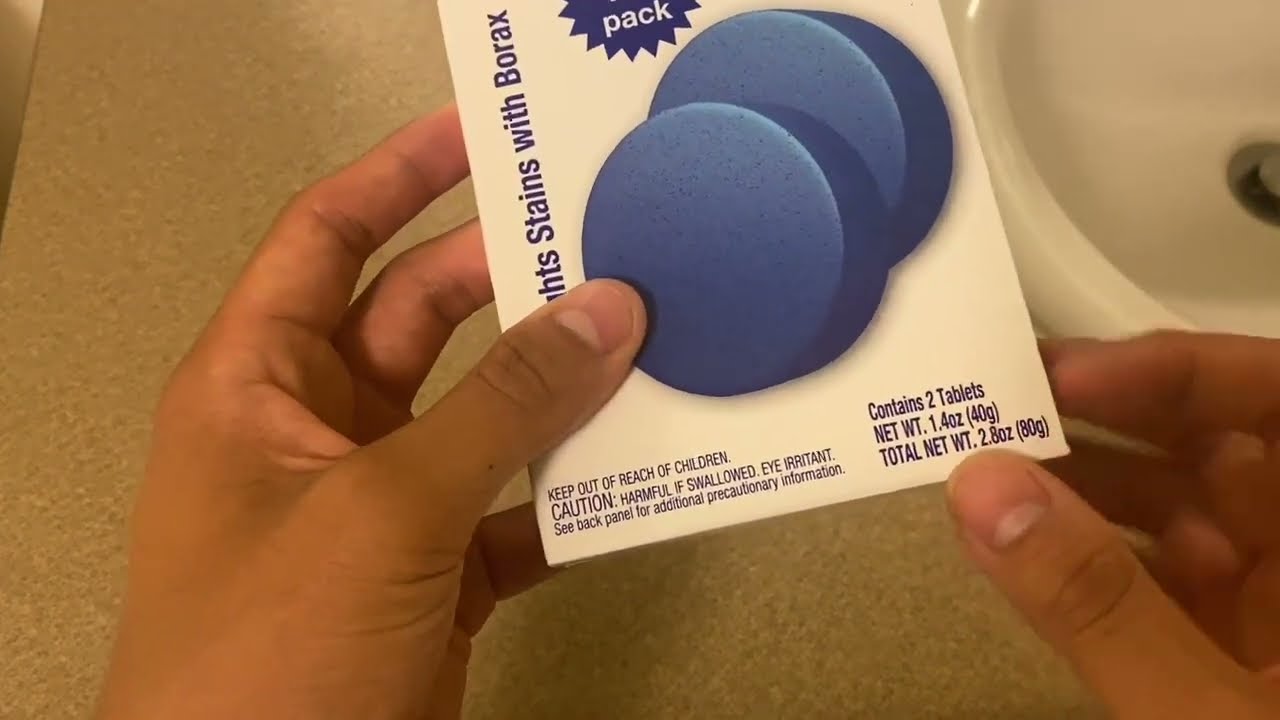 Bowl Fresh Blue plus Borax Automatic Toilet Bowl Cleaner Showcase - YouTube