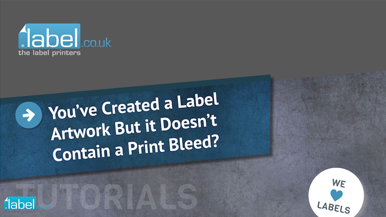 How to Create a Print Bleed in Adobe Illustrator | label.co.uk - YouTube
