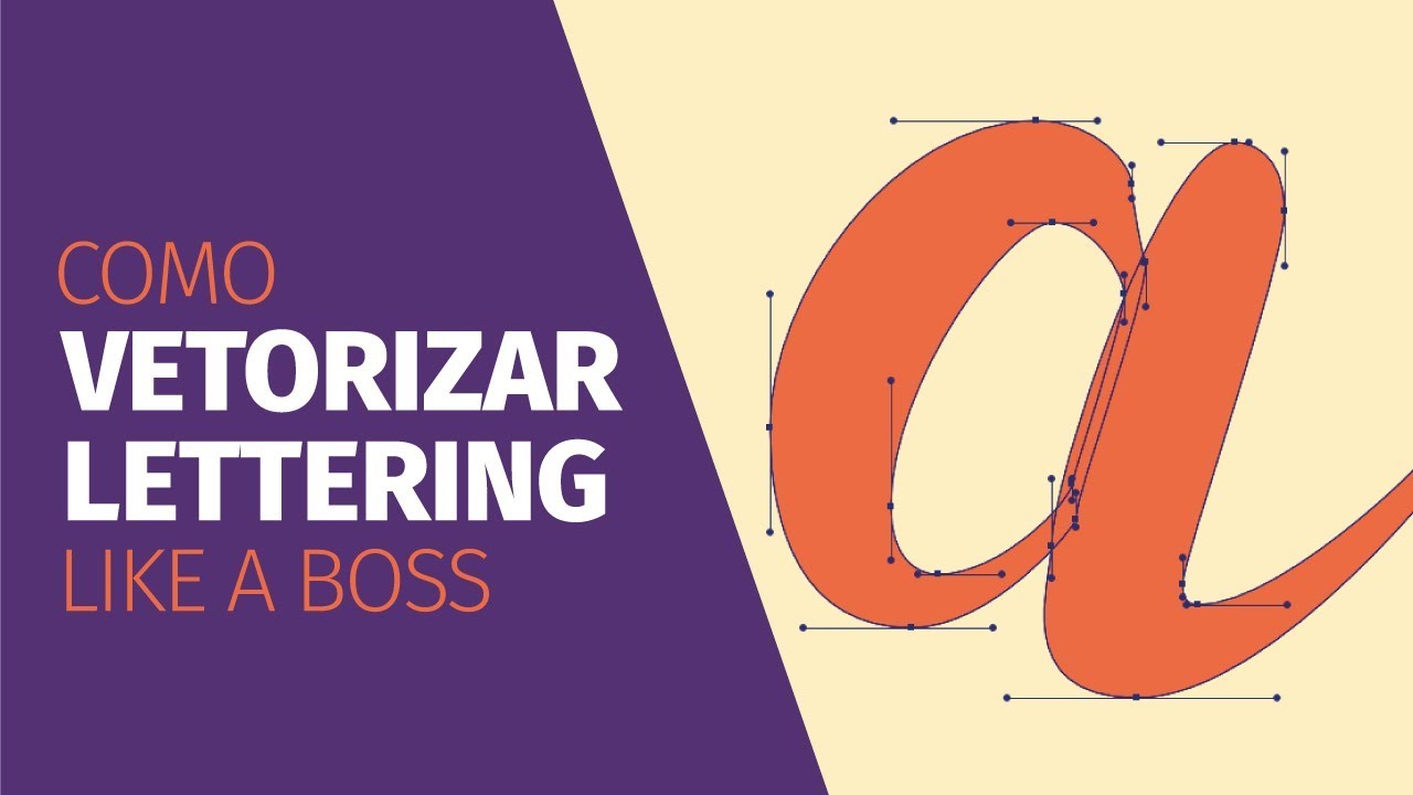 Como VETORIZAR LETTERING no Illustrator - YouTube