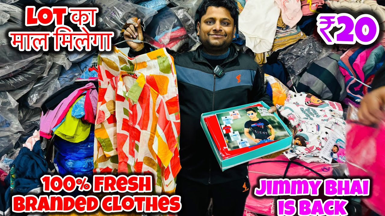 100% Fresh Branded Clothes With bill | Export surplus warehouse Delhi ...