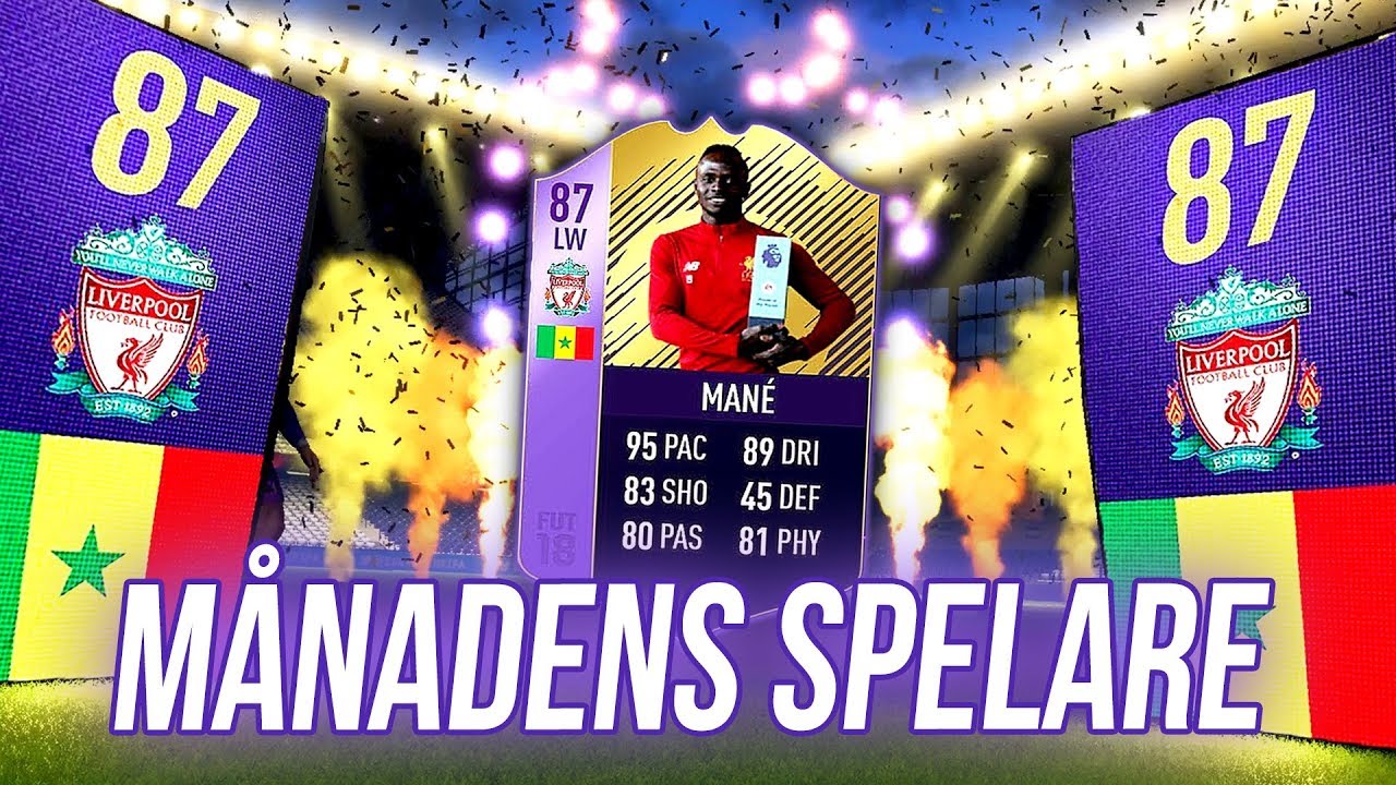 MÅNADENS SPELARE MANÉ + INFORM I PACK! 😍 | Fifa 18 på svenska! - YouTube