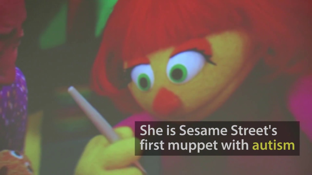 Meet Julia: Sesame Street's muppet with autism - YouTube