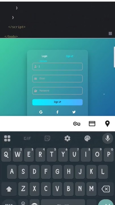 Animated Login Form using HTML & CSS | Pure Magic! #css - YouTube