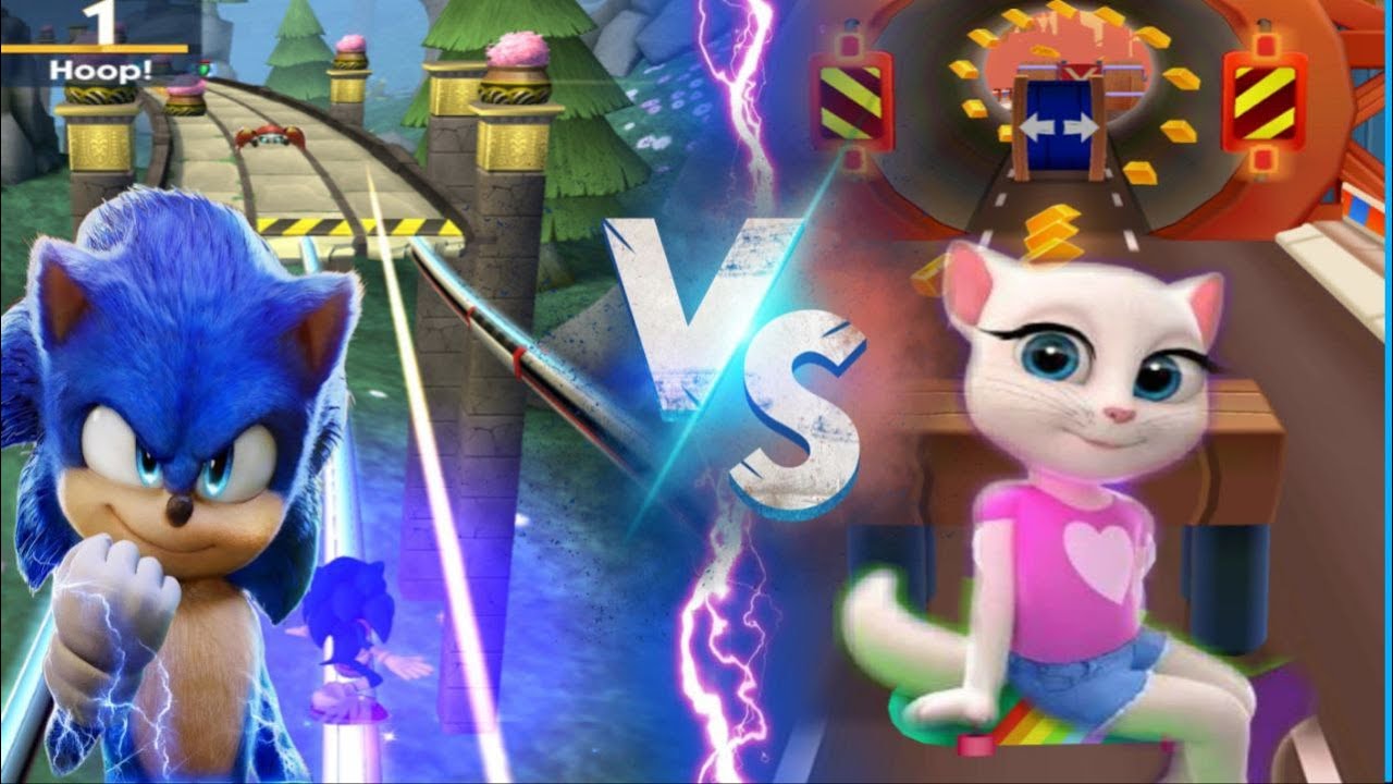 Best Funny Video Talking Angela And Sonic Batl Who Is The Best - YouTube