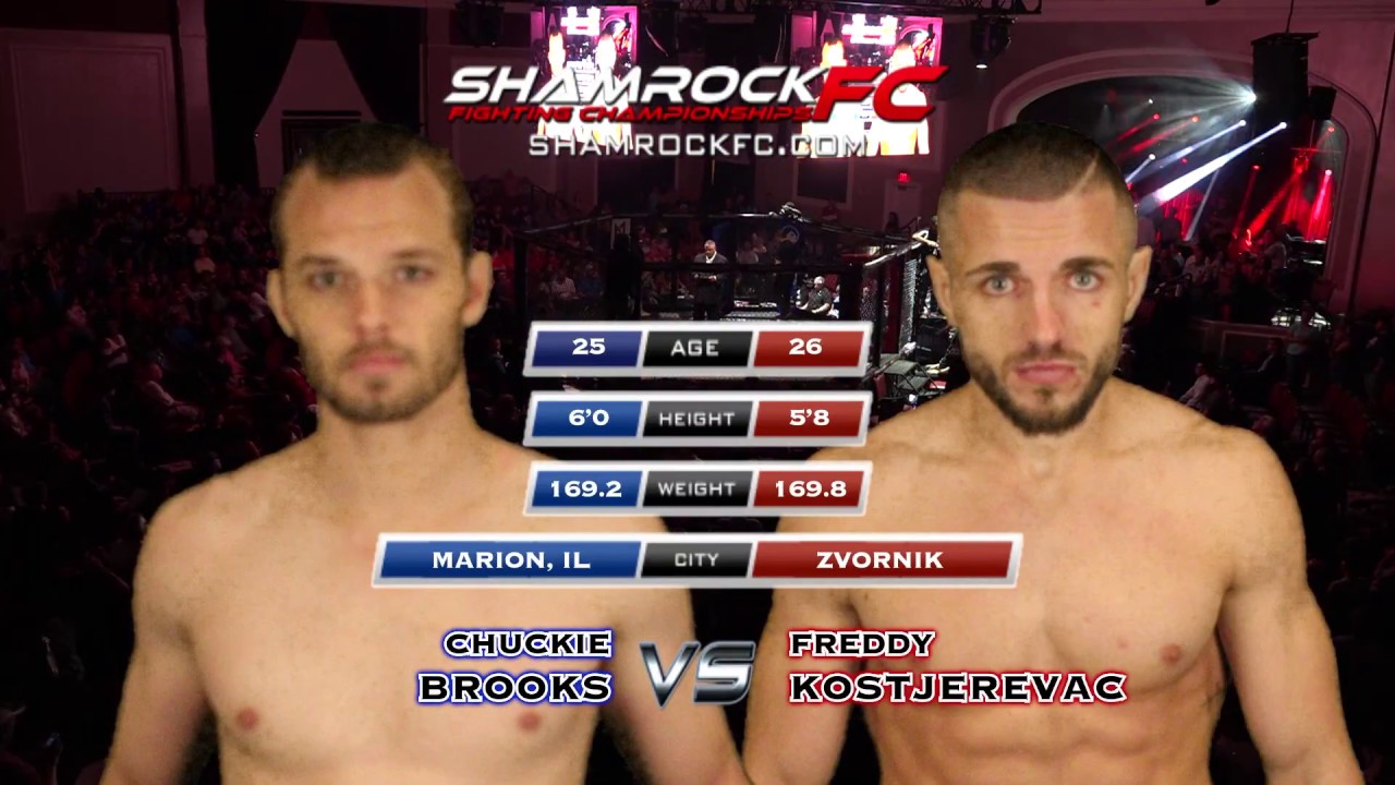 Shamrock FC 290 Chuckie Brooks vs Freddy kostjerevac - YouTube