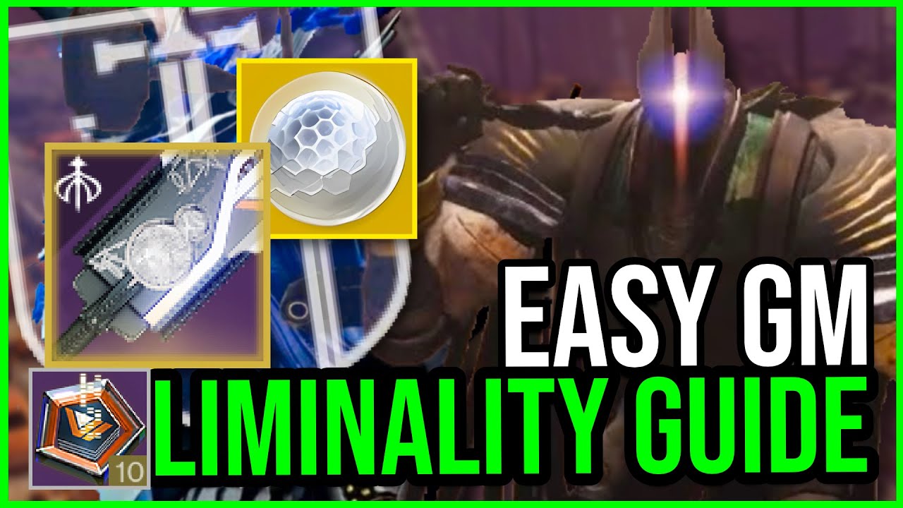 EASY Liminality Grandmaster Nightfall Guide Destiny 2 - YouTube