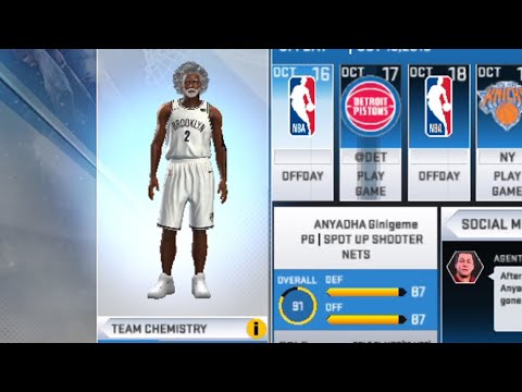 UPGRADING MYPLAYER TO MAX OVERALL STATS NBA 2k19 Mobile - YouTube