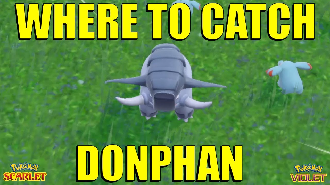 Where to Catch Donphan in Pokemon Scarlet and Violet - YouTube