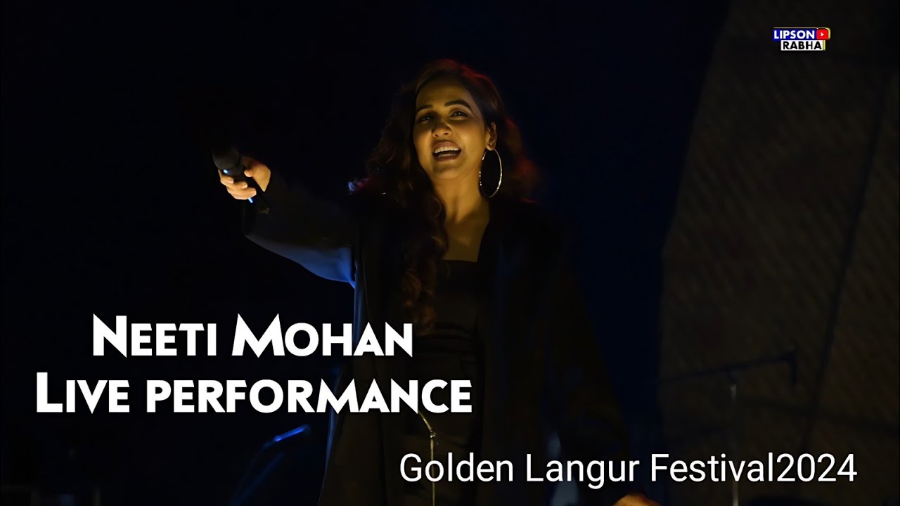 Neeti Mohan Live Concert At Golden Langur Festival 2024 - YouTube
