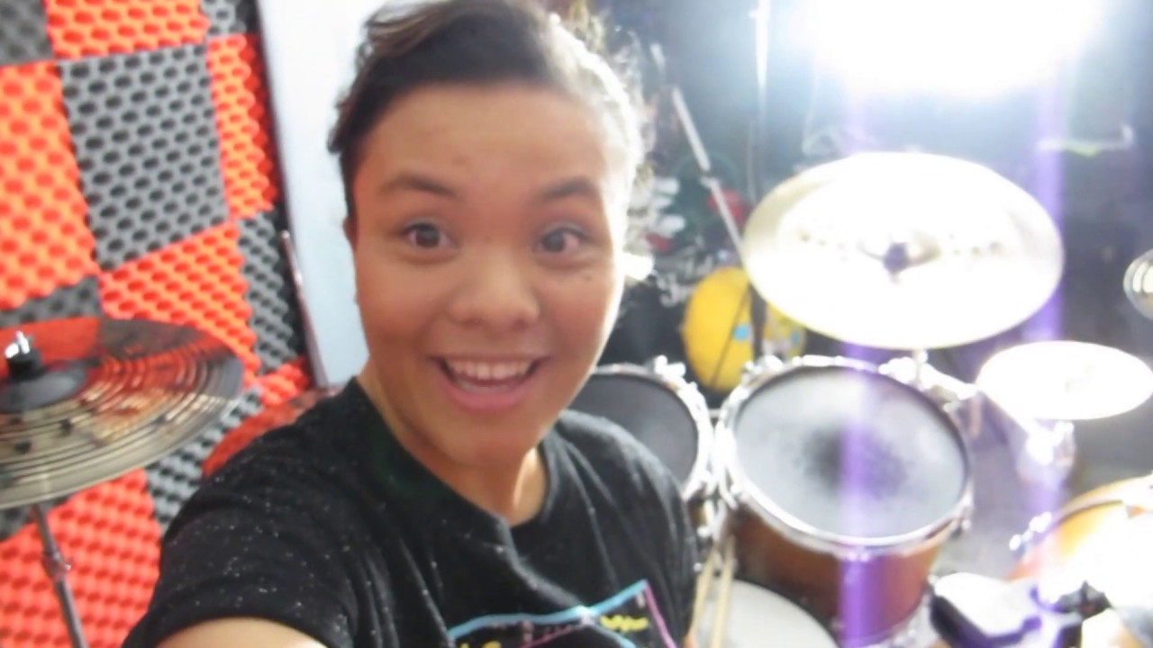 Machine Gun Kelly-I Think I'm Okay Drum Cover-Christina Yanos - YouTube