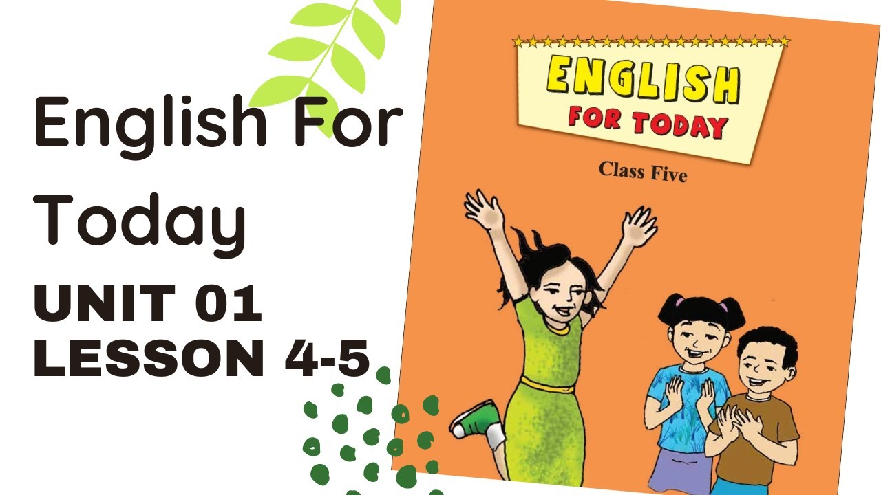 Class 5|| Unit 1, Lesson 4-5, 6-7|| English class #spoken_english # ...