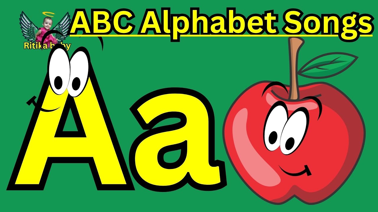 A For Apple ABC Alphabet Songs | Alphabet Song for Toddlers Phonics ...