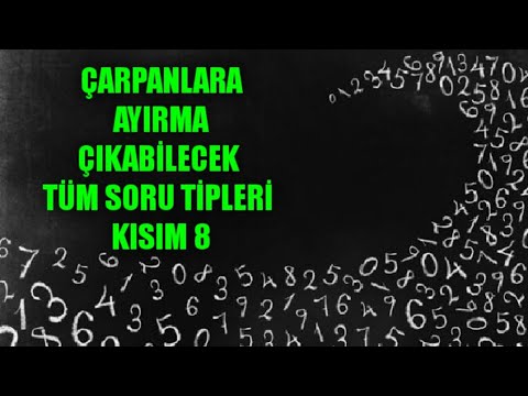 KPSS -  Çarpanlara Ayırma Soru Çözümü 8.Kısım