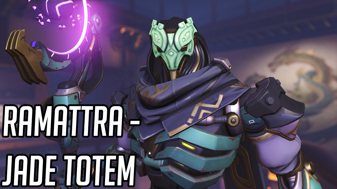 Ramattra "Jade Totem" Skin Showcase - Overwatch 2 - YouTube