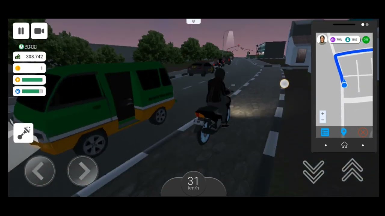 MENEMUKAN MISTERI DI GAME GOJOL INI!!.. part 3 - ojek online the game ...