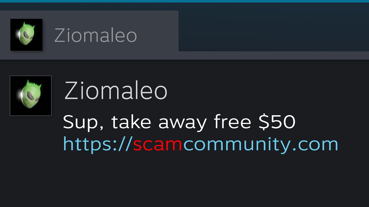 Sup, take away free 50$ - Steam Scam Meme - YouTube