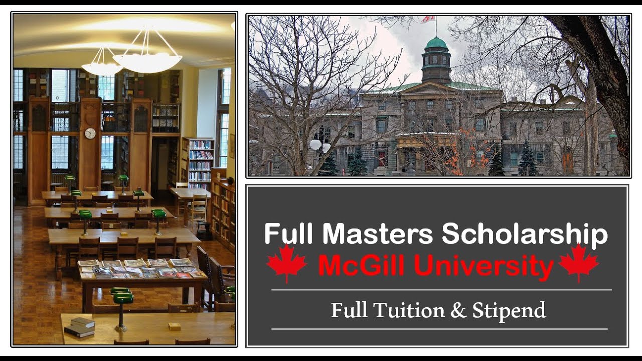 Fully-Funded MSc in Canada - McGill University - McCall MacBain ...
