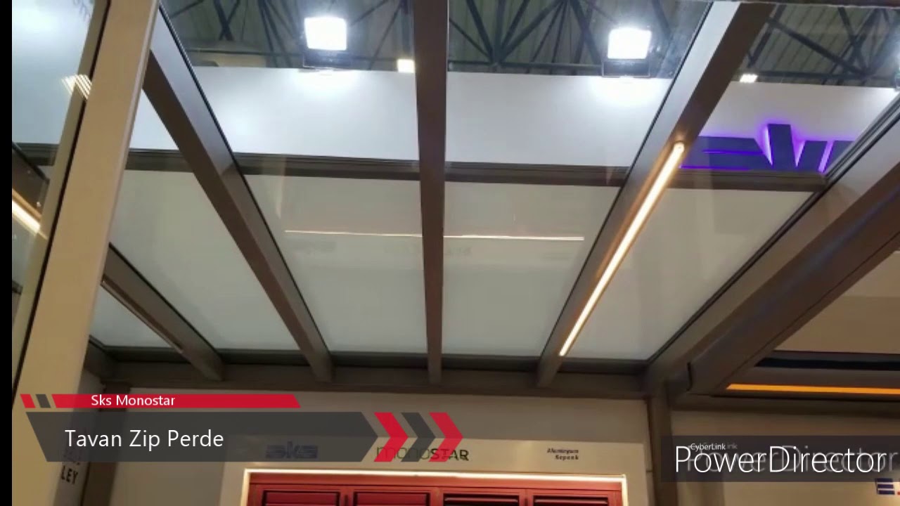Zipline / Tavan Zip Perde / Zipline Exterior Curtain - YouTube