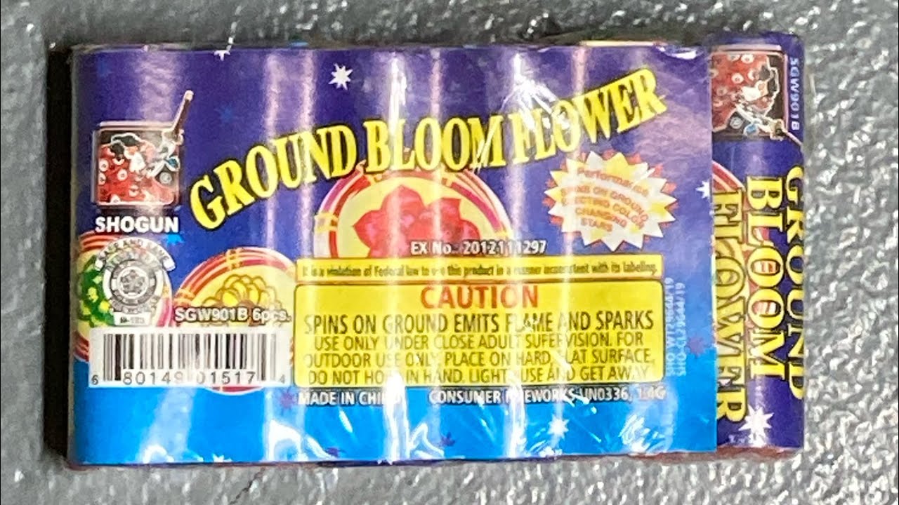 Ground Bloom Flower by Shogun Fireworks - YouTube