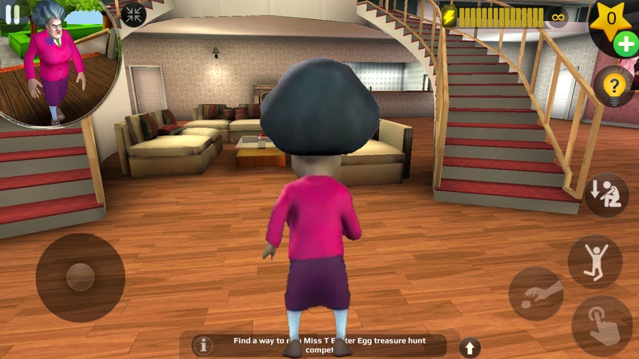 Scary Teacher 3D - Control Play Miss T - Android, iOS Game - YouTube