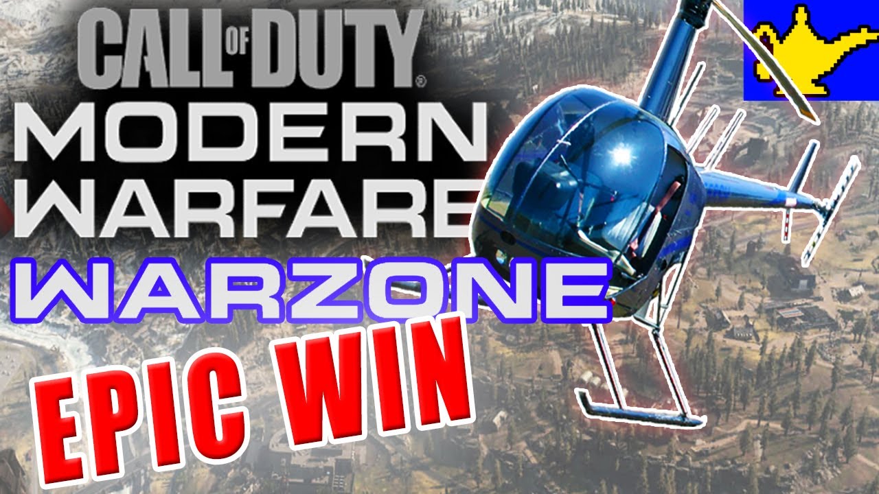 Call Of Duty Warzone Helicopter Bomb Victory - Percision Airstrike ...