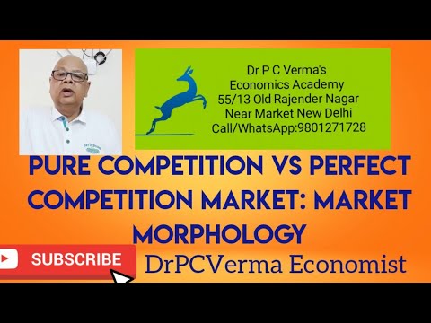 Pure Competition VS Perfect Competition Market: Market Morphology - YouTube