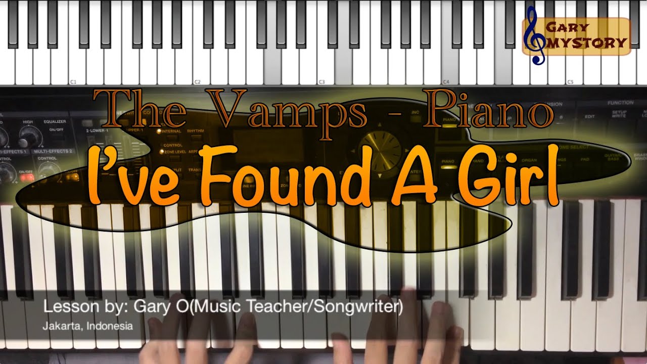 The Vamps - I Found A Girl ft. Omi Easy Piano Tutorial Cover Song ...