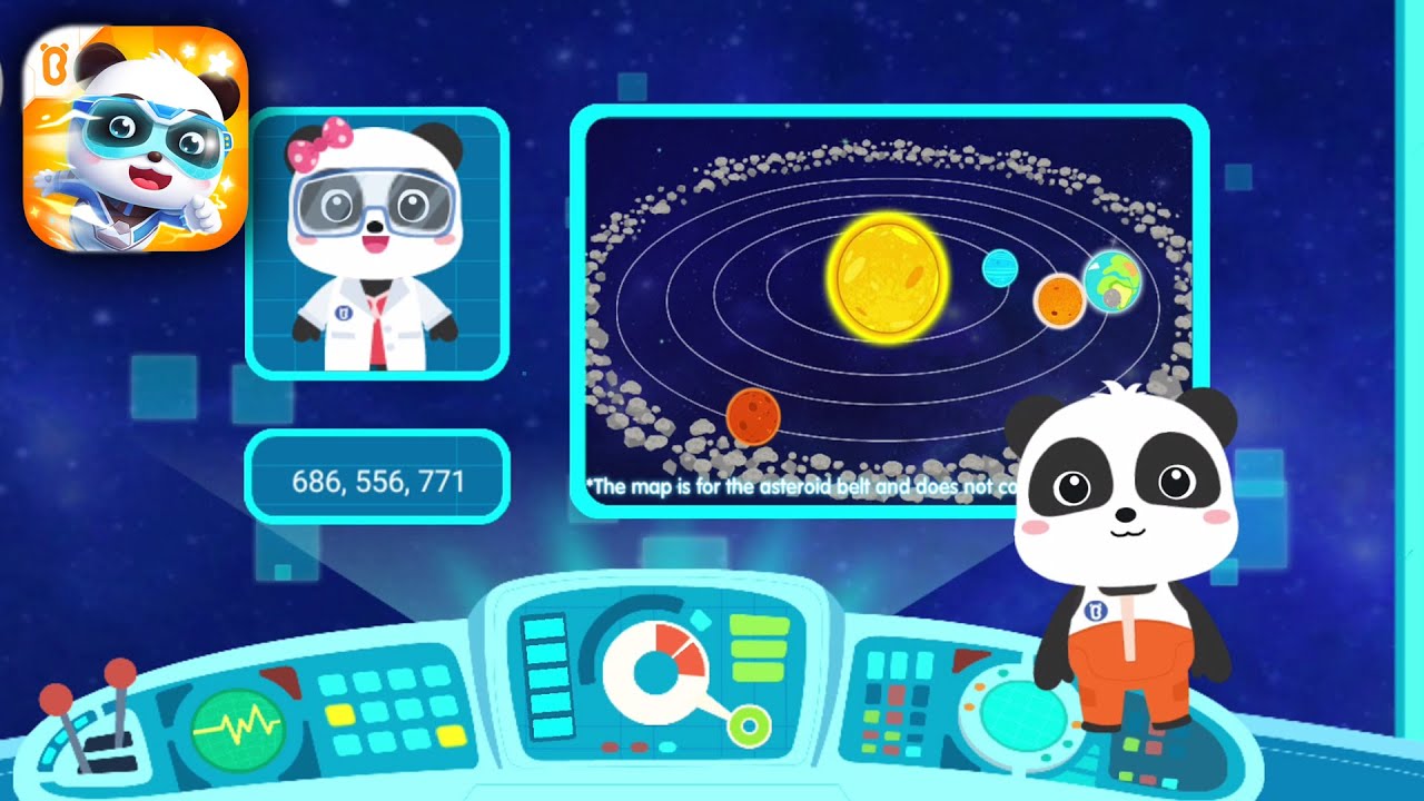 SPACE ADVENTURE - BABY PANDA WORLD - BabyBus - KIDS GAME - CHILDREN ...