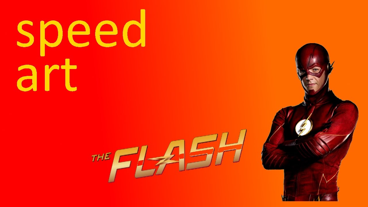 speed art- flash - YouTube