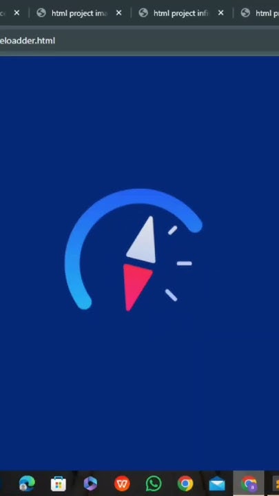Compass Pre Loader Using Html Css Javascript Coding Programming Computerscience Youtube