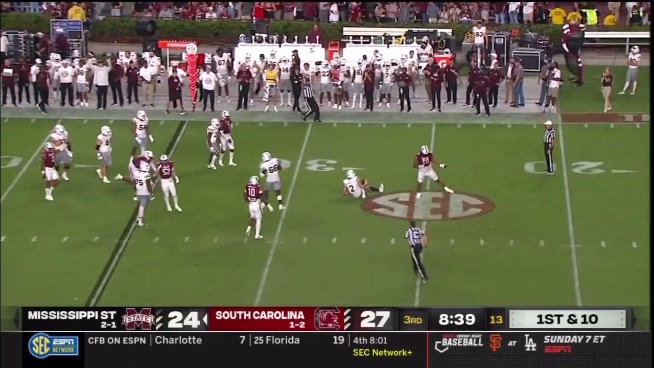 2023 USC vs Mississippi State - TJ Sanders Sack - YouTube