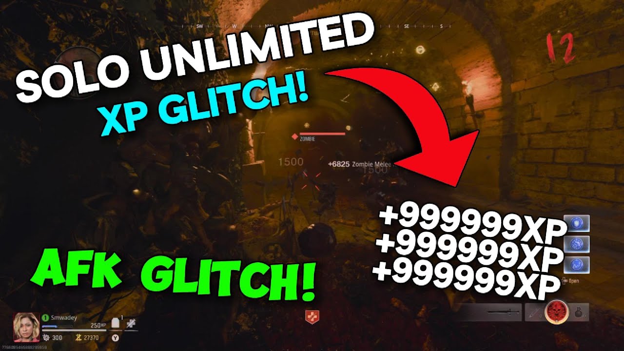 *NEW* SOLO AFK UNLIMITED XP GLITCH / CAMO GLITCH! Black Ops 6 Zombie ...