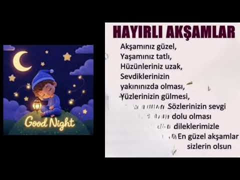 HAYIRLI AKŞAMLAR KISA AKŞAM MESAJI/#kısaakşammesajı