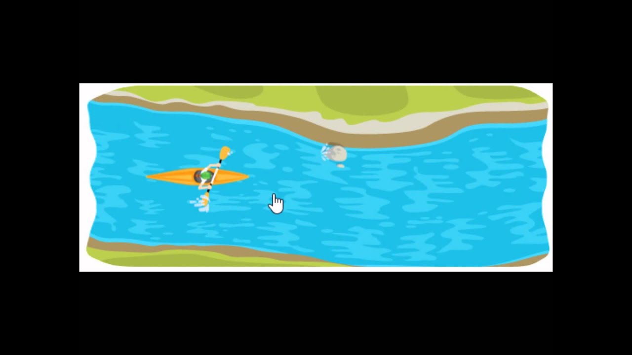 Slalom Canoe Doodle - 12 Seconds - YouTube