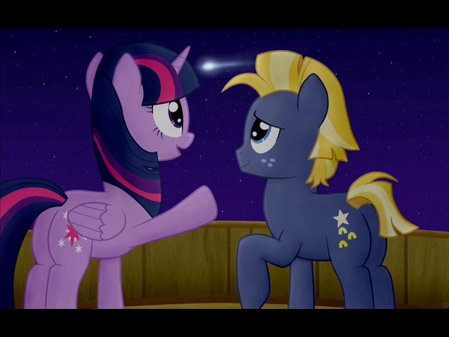 Twilight Sparkle And Star Tracker Sharing A Warm Hug