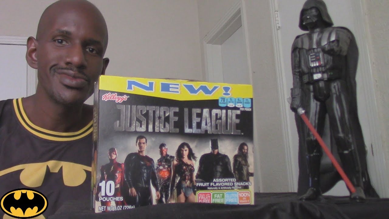 Justice League Fruit Flavored Snacks - YouTube