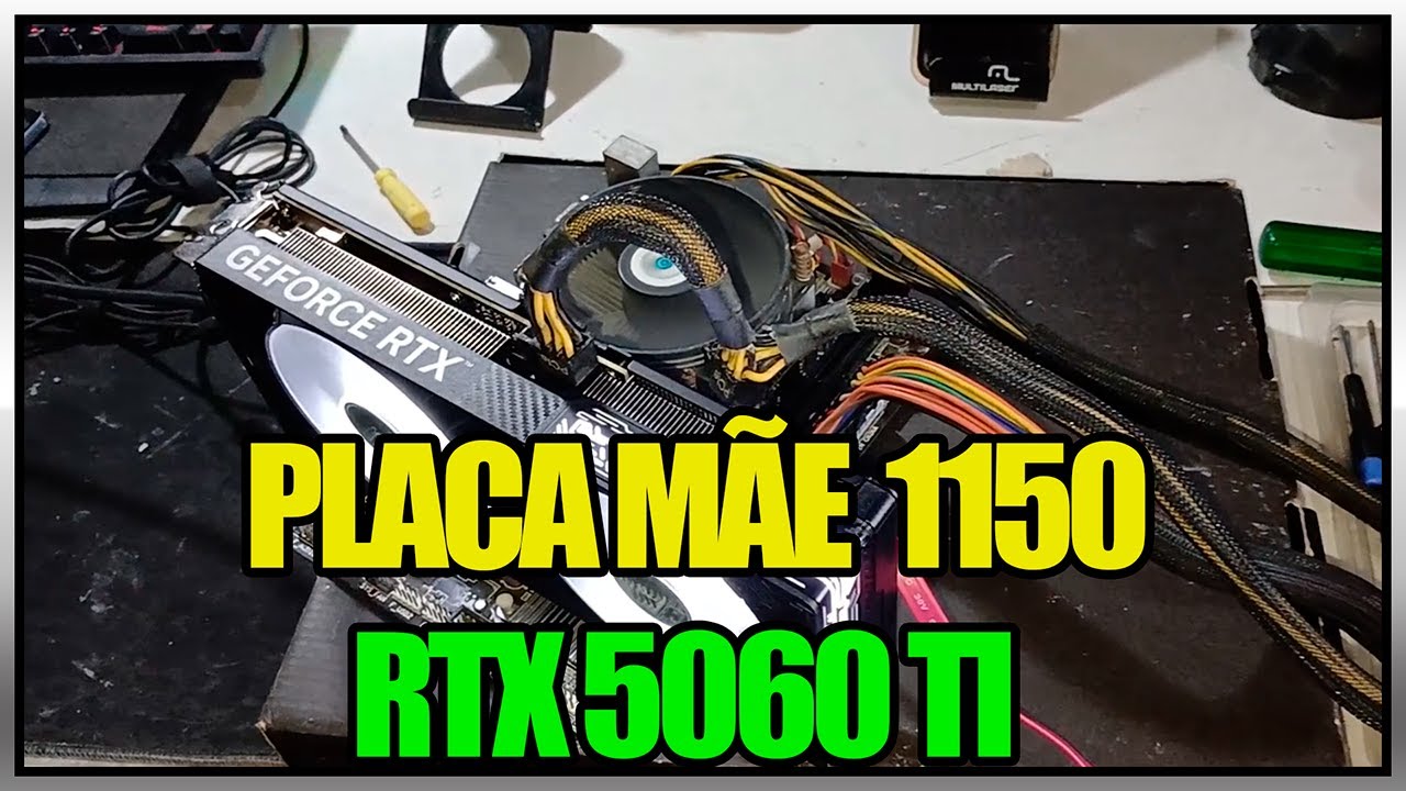 Testei uma RTX 5060 TI em uma placa mãe LGA 1150 | Funcionou ? - YouTube