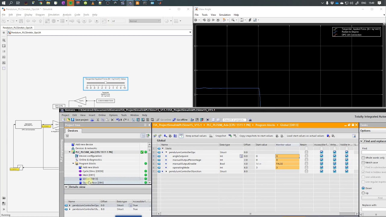 Démonstration: communication OPC UA entre Simulink et un PLC - YouTube