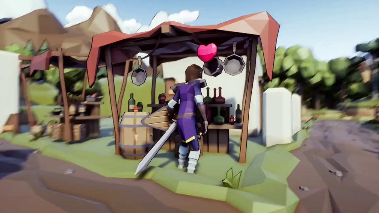 LowPoly Ue4 RPG ( Role playing game ) project update - YouTube